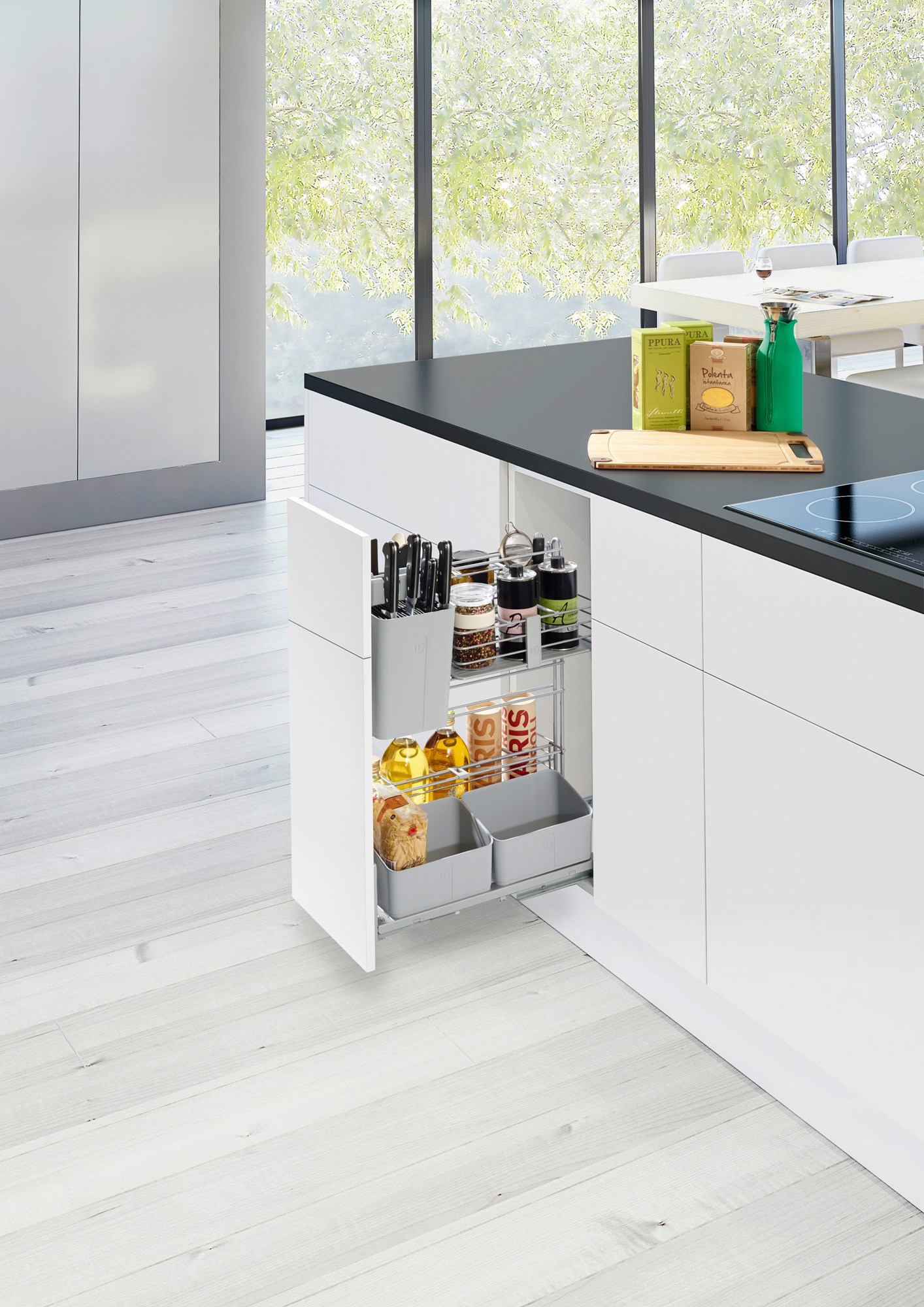 Kesseböhmer cookingAGENT a full-extension pull-out for chefs